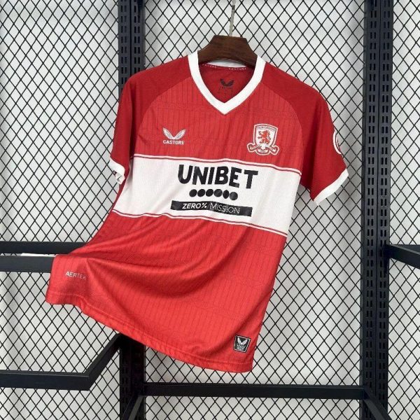 Middlesbrough 2025-2026 Home - LaCamisaFutbolera